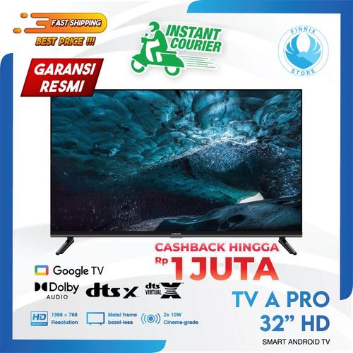 Promo Xiaomi Mi TV 32" Inch A Pro Series Google TV Smart Android TV ...