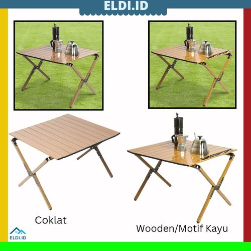 Promo Meja Camping Mancing Gunung Lipat Portable Foldable Table Desk ...