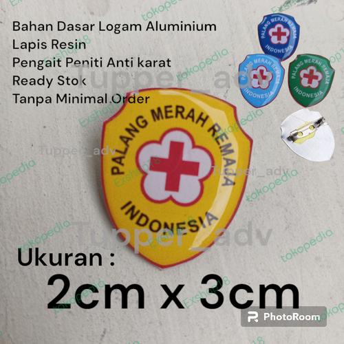 Jual Pin Bros Resin PMR Wira (Kuning) - Pin Aksesoris Palang Merah ...