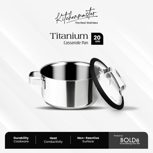 Promo Kitchen Master Stainless Steel Cookware - Casserole 20 cm - Kota ...