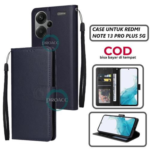 Jual flip wallet XIAOMI REDMI NOTE 13 PRO PLUS 5G premium casing cover ...