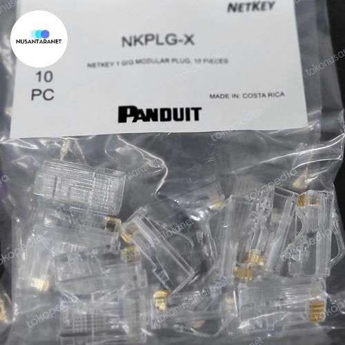 Jual ORIGINAL Panduit NETKEY Konektor RJ45 CAT 6 / PANDUIT NKPLG-X ...