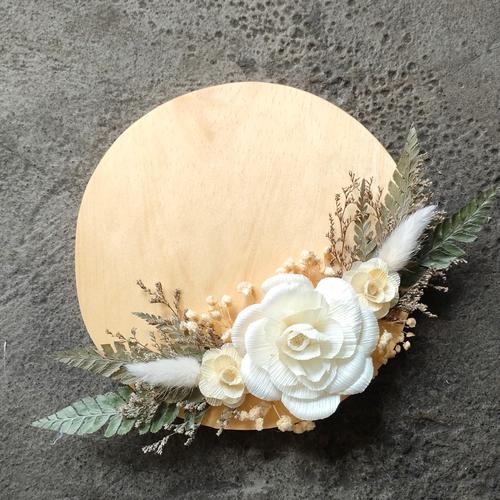 Jual rangkaian bunga mahar rangkaian bunga kering rustic - Kota ...