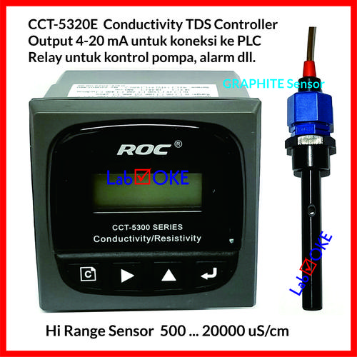 Jual Conductivity TDS Meter Controller Hi Range CCT-5320E CREATEC ROC ...