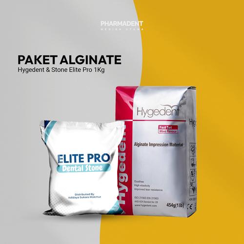 Jual Paket Alginate Hygedent & Stone Elite Pro Type II 1Kg - Kota ...
