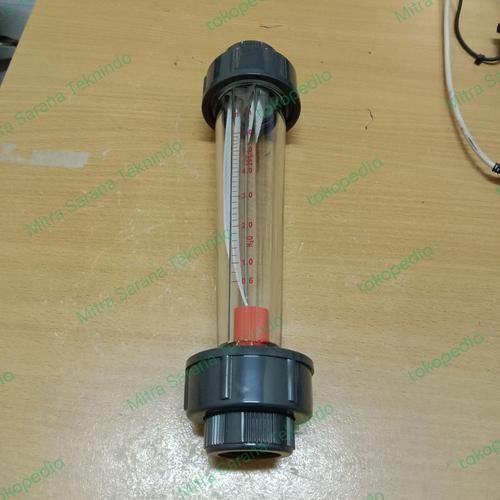 Jual Rotameter Transparan Drat 1" inch 6 M3/H Durable Plastik Tube DN25 ...