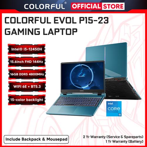 Jual COLORFUL EVOL P15-23 GAMING LAPTOP INTEL i5-12450H RTX 4050 - BLUE ...