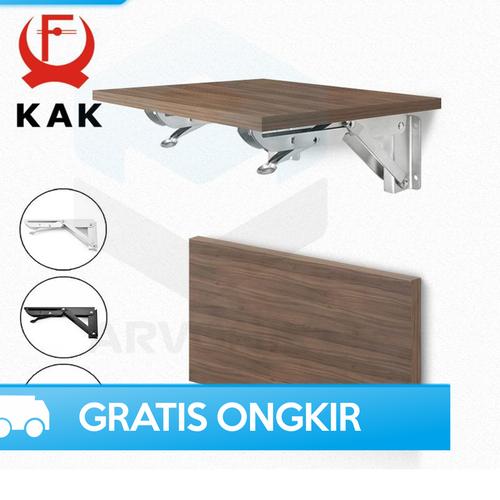 Promo BRACKET ENGSEL MEJA BESI SIKU LIPAT DINDING FOLDING STAINLESS 16 ...