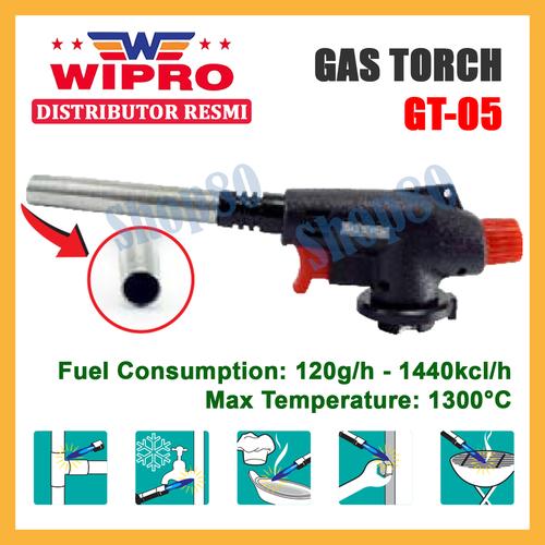 Jual Wipro Gas Torch Portable Blow Torch Kepala Las Pemantik Flame Gun ...