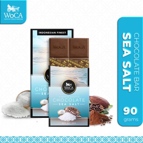 Jual WoCA Premium Chocolate Bar - Cokelat Batang Rasa Sea Salt - 90 ...