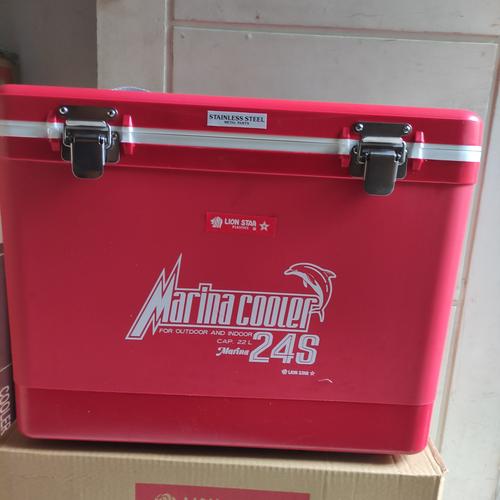 Jual Ready! Marina Cooler Box 24s Lion Star 22 liter tempat es cool box ...