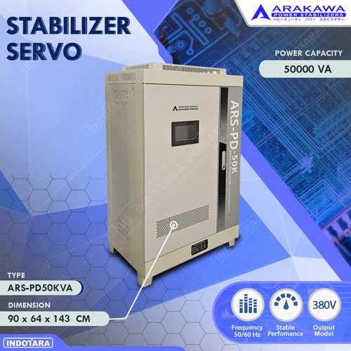 Promo Stabilizer Arakawa 50 - 100 KVA Servo Motor/Soft Start/Regulator - 80 KVA Cicil 0% 3x ...