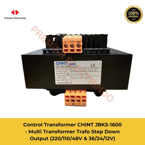 Jual Control Transformer CHINT JBK5-1600VA Trafo Step Down Input 380-220V - 36/24/12V - Jakarta ...