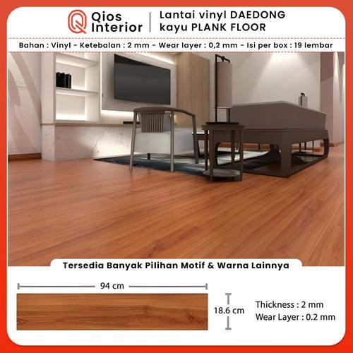 Jual Lantai vinyl DAEDONG kayu PLANK FLOOR | VINYL DAEDONG 2mm tanpa lem - Kota Tangerang ...