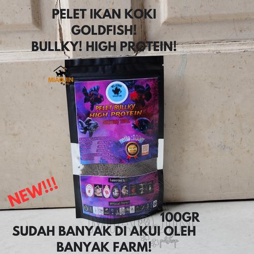 Promo Pelet GOLDFISH BULLKY 100gr High Protein Ikan Mas Koki Koi Bulky ...