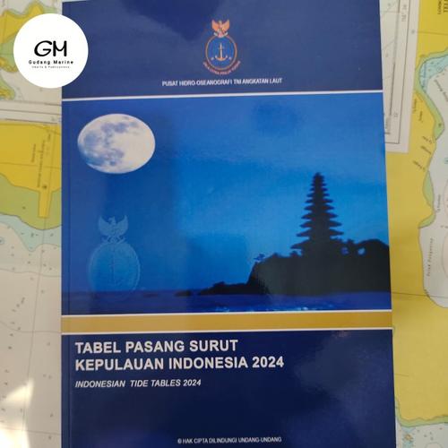 Jual Buku PASUT 2024, Tabel Pasang Surut, Tabel Arus Pasang Surut ...