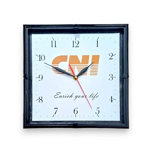 Jual Jam Dinding Custom Logo 30cm Bentuk Kotak - Kota Surabaya - Time ...