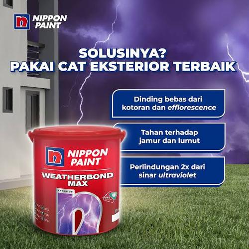 Jual Nippon Weatherbond Max (Semua Warna Tinting / Oplos) Galon 2,5Ltr ...