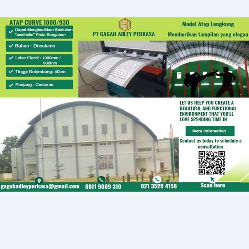 Jual ATAP CURVE 1000/930 ATAP LENGKUNG - Kota Tangerang Selatan - Gagah ...