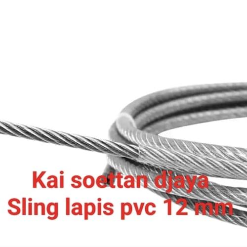 Jual kawat seling galvanis 12mm lapis pvc/kawat sling galvanis 12mm pvc - Jakarta Barat - Kai ...