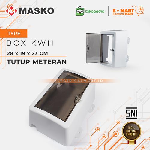 Jual Masko Box KWH Token Putih PREMIUM Tebal / Tutup Meteran Listrik ...