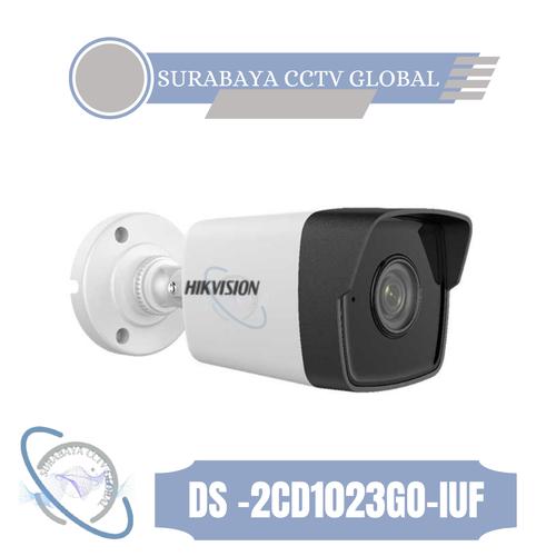 Jual HIKVISION DS-2CD1023G0-IUF 2MP Build-in Mic Fixed Bullet Network Cam - Kota Surabaya ...