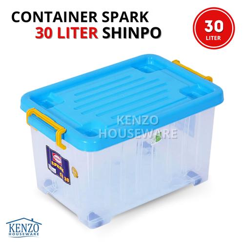 Jual Shinpo Box Container CB 30 Liter Storage Kontainer Box Bening SIP ...