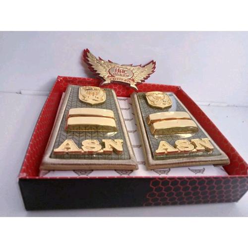 Jual Pangkat Pdh Asn Empat Lawang 3B Kain Akrilik Exlusive Bac - Lis ...