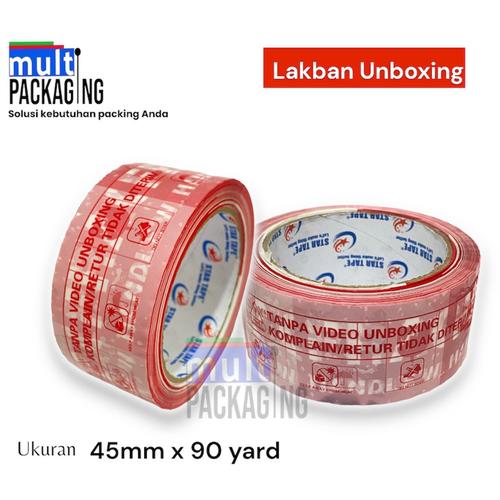 Jual Lakban Unboxing Tape Uk. 45mm x 90 yard - Kota Tangerang - Multi ...
