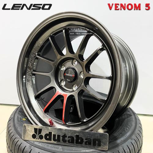 Jual Velg R18 18x9.5" 5x114.3 ET 25 Lenso Venom 5 Hyper Dark Flow Forming - Kota Surabaya - DUTA ...