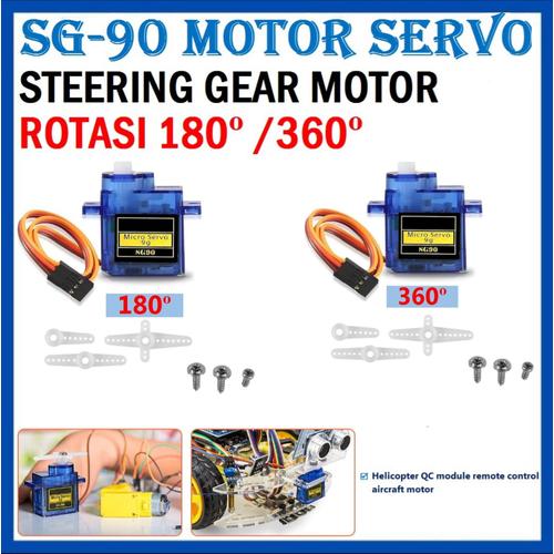 Jual Motor Micro Mini Servo Tower Pro SG90 SG-90 9G Arduino Plastic ...