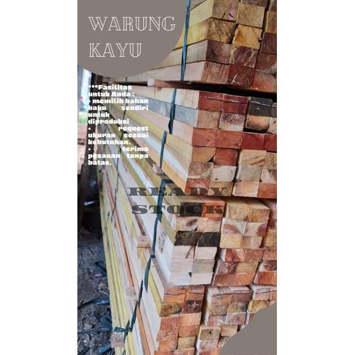 Jual Kayu Kaso 4x6 per batang per kubik/m3 panjang 4 meter Termurah ...