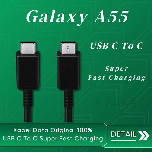 Promo Kabel Data Samsung Galaxy A55 USB C To C Super Fast Charging ...