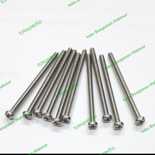 Jual Baut M2 JP Stainless Panjang 14mm 16mm 18mm 20mm 22mm 25mm isi ...