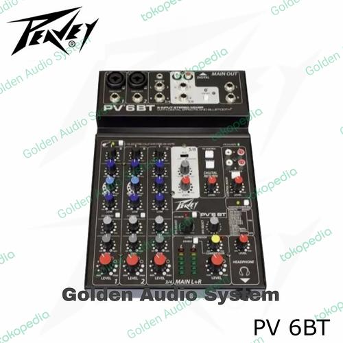 Jual MIXER AUDIO INTERFACE BLUETOOTH PEAVEY PV6BT / PV 6 BT ORIGINAL ...