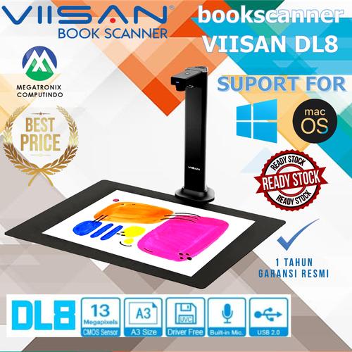 Jual VIISAN DL8 - Document Camera Scanner Asymmetrical Lighting ...