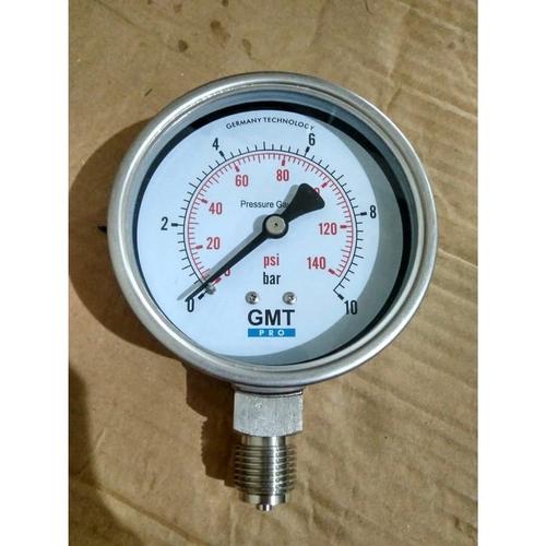 Jual GMT Stainless Steel Pressure Gauge 100mm - Manometer Tekanan 4 ...