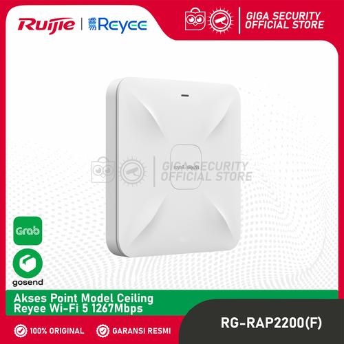 Jual Ruijie RG-RAP2200(F) Reyee Wi-Fi 5 1267Mbps Ceiling Access Point ...