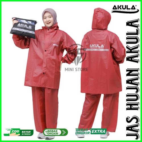 Jual Raincoat Jas hujan pria wanita terbaik original anti rembes by AKULA - cream moca, XXL ...