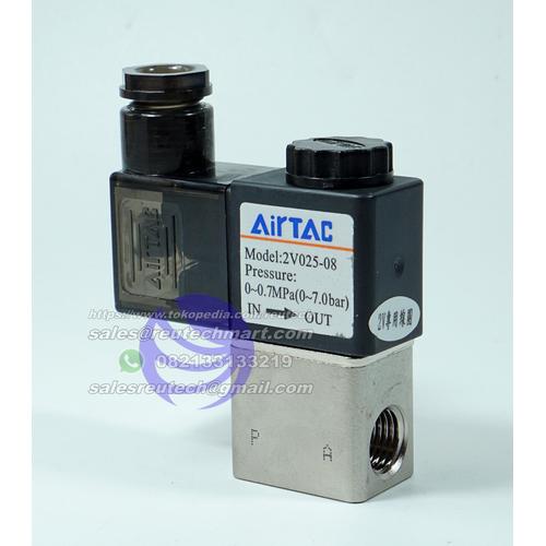 Jual Airtac 2V02508B Valve Airtac 2V025-08 24Vdc - Kota Surabaya ...