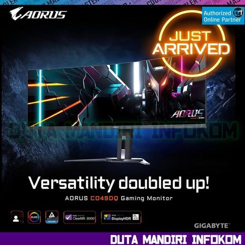 Promo GIGABYTE AORUS CO49DQ 49" - DQHD OLED 144Hz 0.03ms Ultrawide Monitor Cicil 0% 3x - Jakarta ...