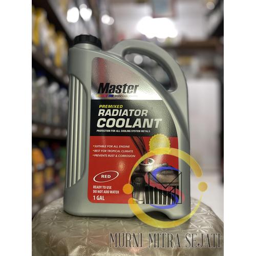 Jual Master Air Cairan Radiator Cool Coolant Premixed Merah Hijau Galon ...