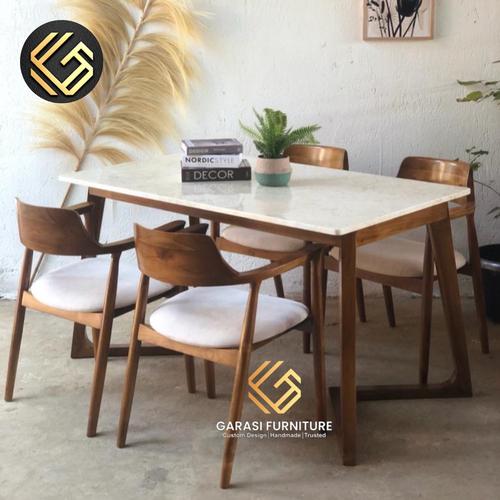 Jual dining table set meja makan minimalis modern - Kab. Jepara ...