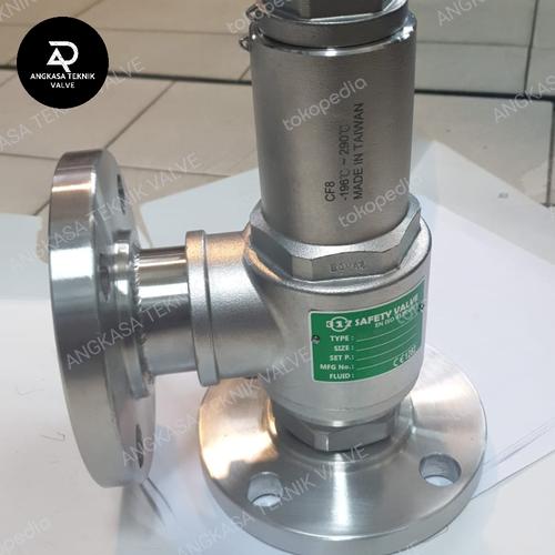 Jual SAFETY VALVE 317 1/2" INCH DN15 FLANGE STAINLESS SS304 10KG TAIWAN ...