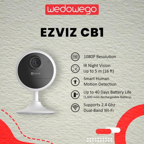 Jual Ezviz CB1 Smart Home WiFi Battery IP Camera CCTV Indoor Type C ...