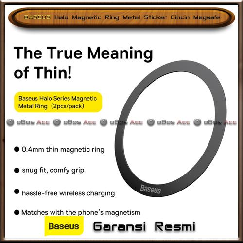 Jual BASEUS Halo Magnetic Ring Metal Sticker 2 pcs Cincin Magsafe Ip 12 ...