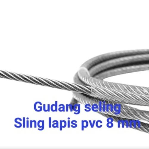 Jual kawat sling baja lapis pvc 8mm / kawat seling baja lapis pvc 8mm - Jakarta Barat - Gudang ...