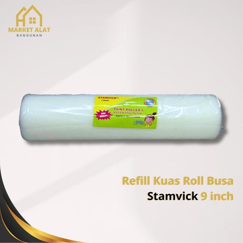 Jual Refill Kuas Roll Kapal Busa Besar 9” STAMVICK / Refil Isi Busa ...