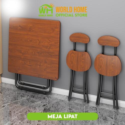 Jual WORLDHOME Meja Lipat Portable Meja Laptop Multifungsi Meja Ruang ...