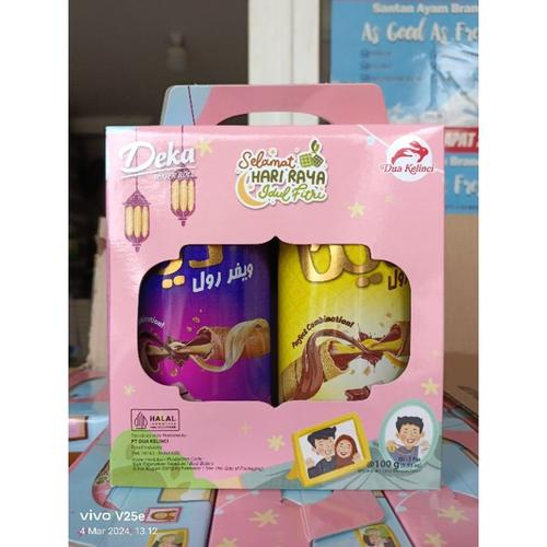 Jual Dua Kelinci Deka Wafer Roll Kaleng Isi 2 Edisi Lebaran Hampers ...